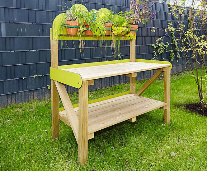 Ilex Planting Table - softwood garden table for planting activities ...