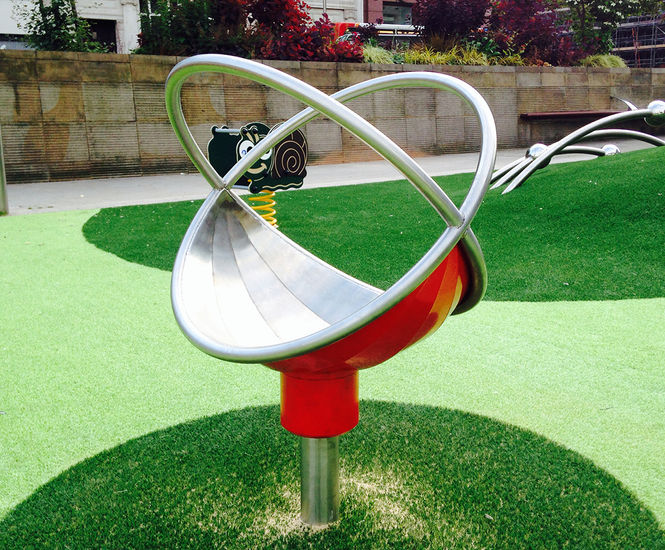 Tulip Stainless Steel Spinner - stainless steel playground spinner ...