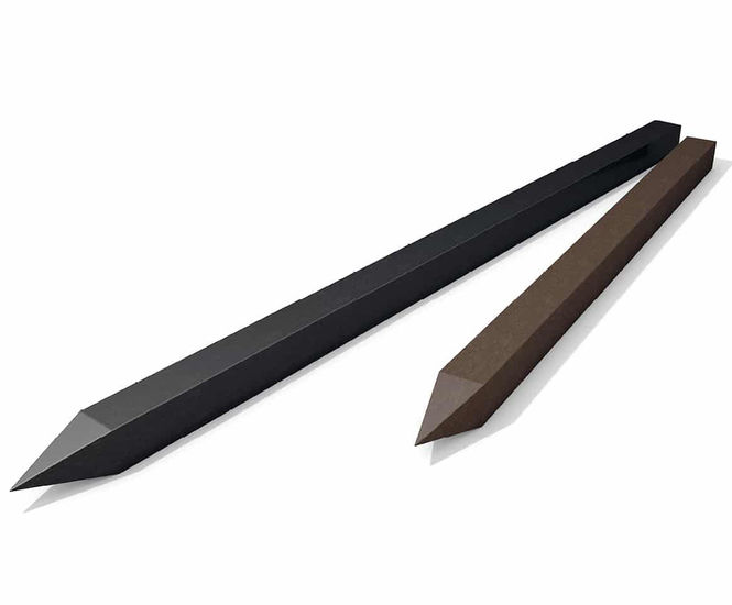 Recycled plastic fencing post profiles | British Recycled Plastic