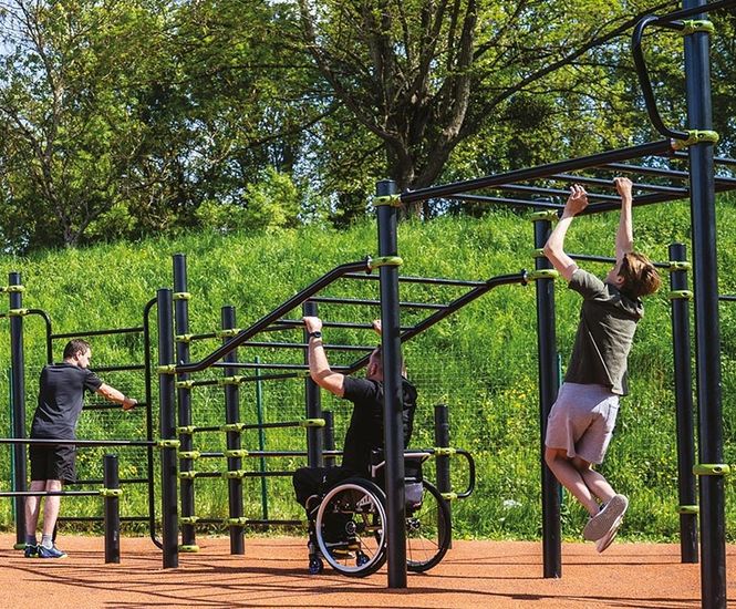 ACTI’Street - outdoor steel calisthenics gym station | Proludic Play ...