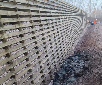 Timber Crib Retaining Wall Crib Hutt Concrete Products