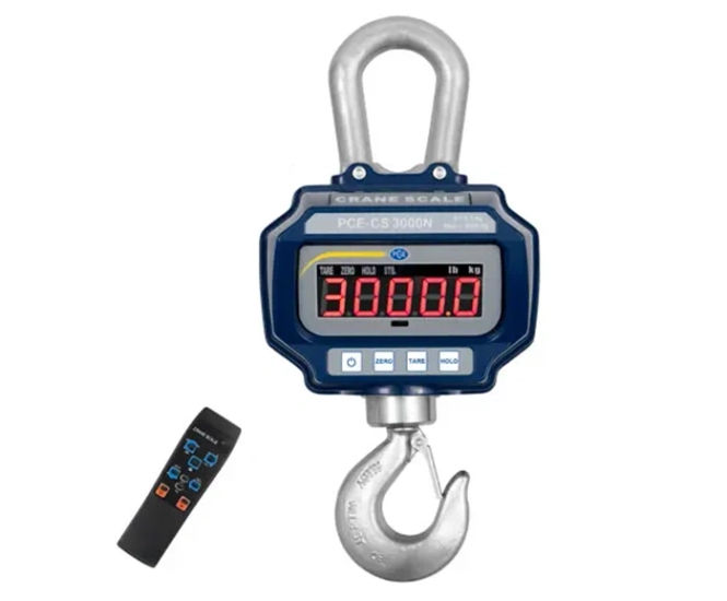 PCE-CS 3000N Crane Scale - aluminium digital hanging industrial scale ...