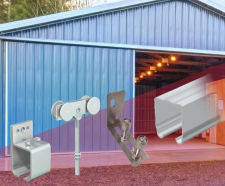 Series 70 Face Fixing Track Support Bracket - steel top track fitting ...