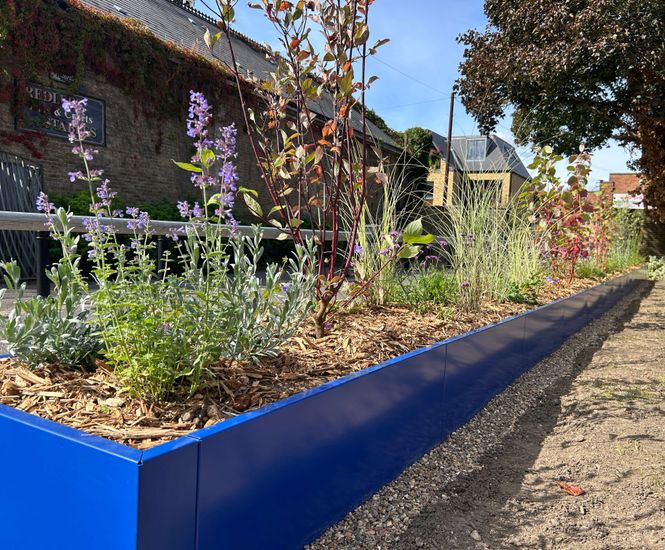 Hybrid SuDS Planter for Isleworth Bowling Club | Meristem Design