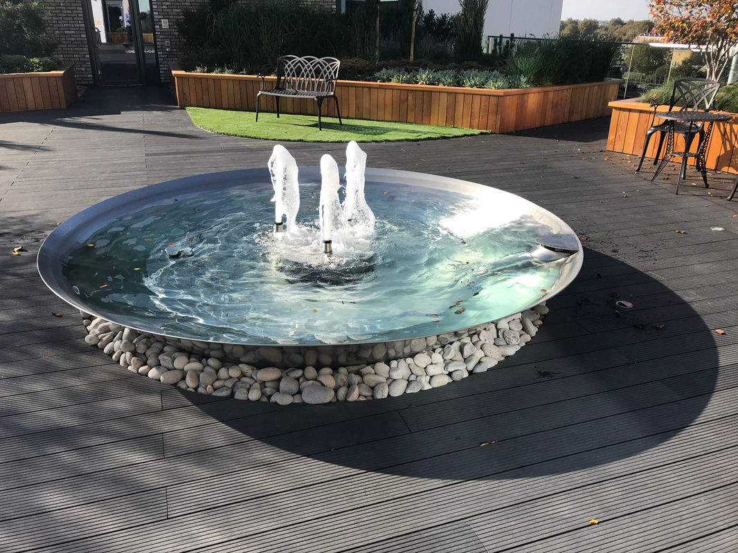 Images for Stainless steel water feature with jets - Chelsea Island