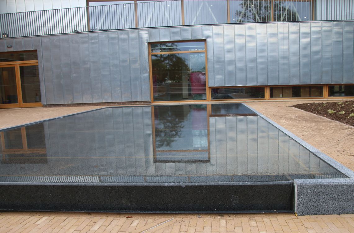 Images for Reflective mirror pool for university campus