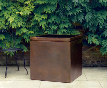 Zinc patio planters | EXTERNAL WORKS