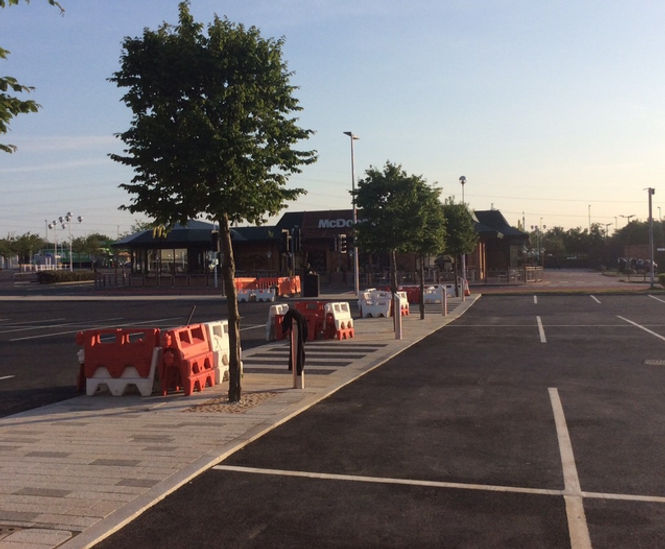Deeproot Silva Cells tree pit installation, retail park | East Midlands ...