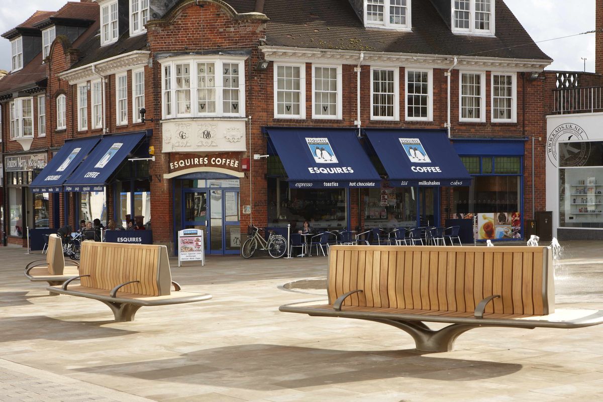 Bespoke Feature Seating For Letchworth Town Centre Images Bespoke Feature Seating For Letchworth Town Centre Images