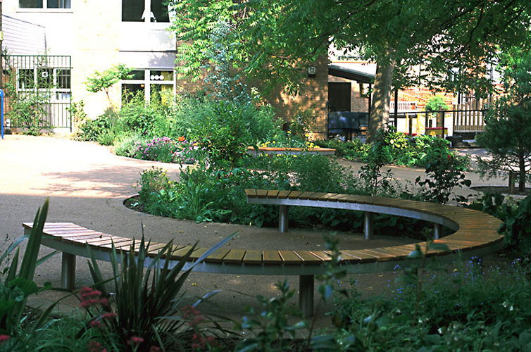 Images for CHRONOS hardwood seat with stainless steel base