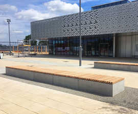 Bespoke seating for HVM at railway station | Factory Furniture | ESI ...