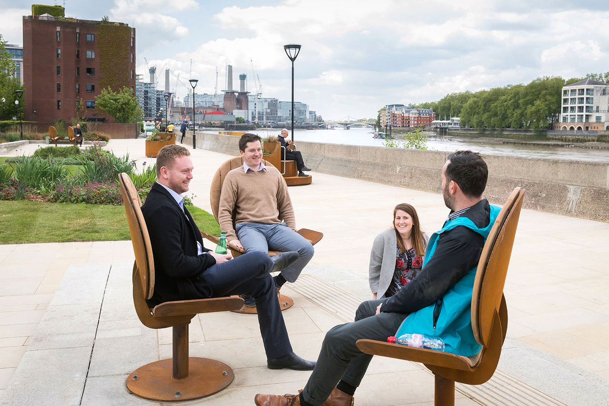 Images for Bespoke rotating seating for Riverside Gardens, London