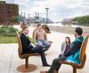 Bespoke rotating seating for Riverside Gardens, London | Factory Furniture