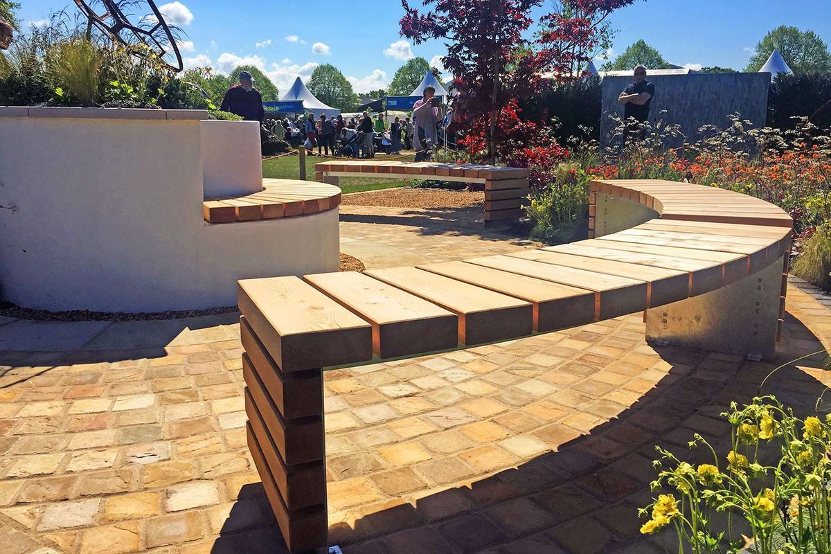 Bespoke benches for RHS Malvern Spring Festival | Images