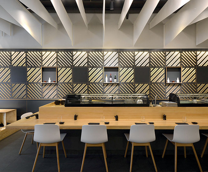 Wall cladding for Barcelona’s oldest Japanese restaurant | Formica Group