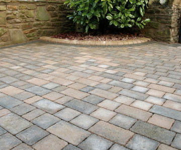 Permeable concrete sett paving | EXTERNAL WORKS