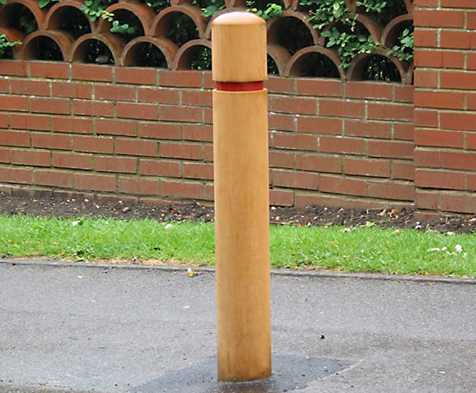 Images for Ashdown 150/1500 circular timber bollard with groove