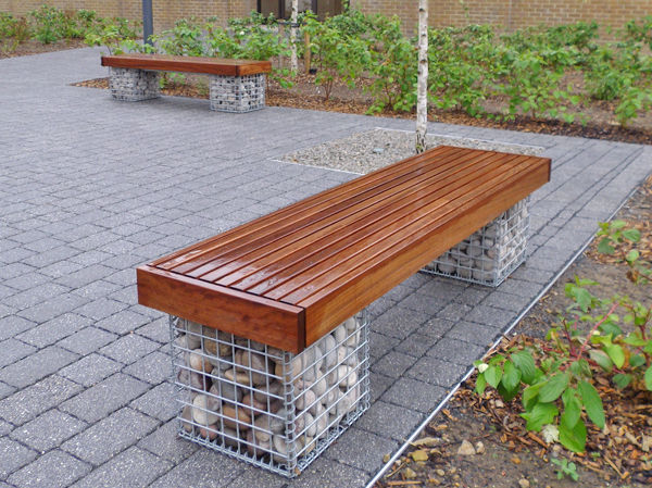 Images for Elements® seat and bench - gabion supports