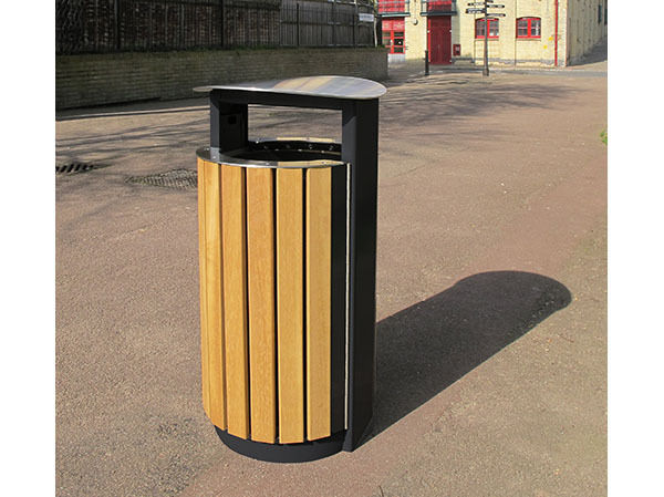Arca circular litter bin | Furnitubes | ESI External Works