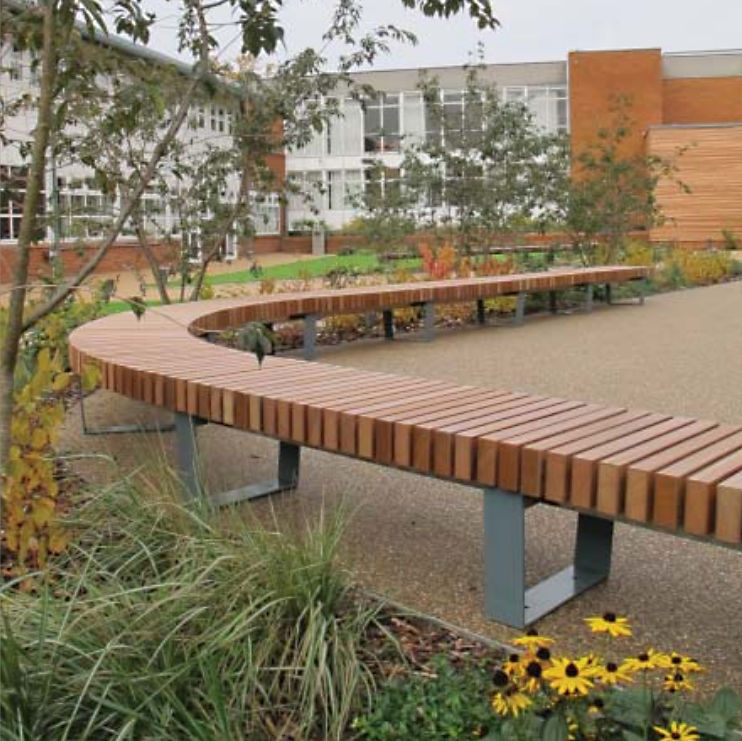 Bespoke RailRoad benches provide flexible seating system | Furnitubes ...