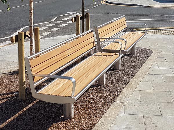 Horizon external seat | Furnitubes | ESI External Works