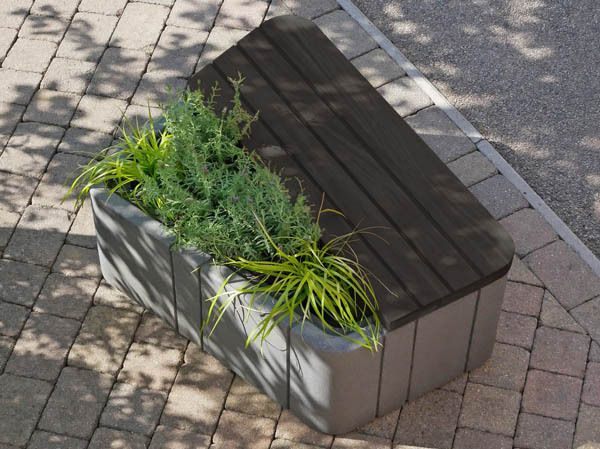 Uniun® combined seating and planter module | Furnitubes | ESI External ...
