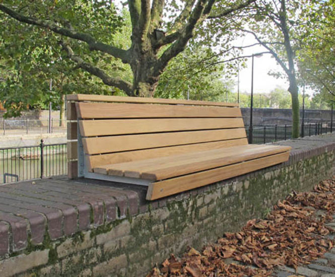 Contemporary wall-top seating from Furnitubes | Furnitubes