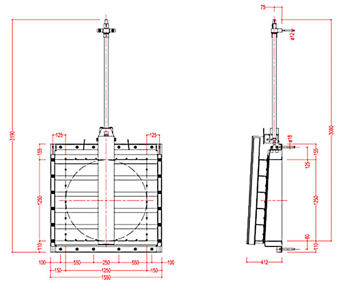 Penstock valves - HDPE and stainless steel water flow control gates ...
