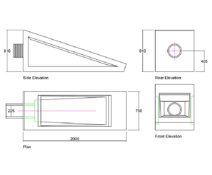 Images for Swale inlet headwall
