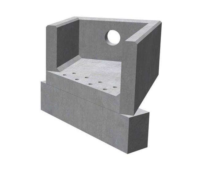 RSFA12 rectangular precast concrete headwall | Althon RSFA12 rectangular precast concrete headwall | Althon