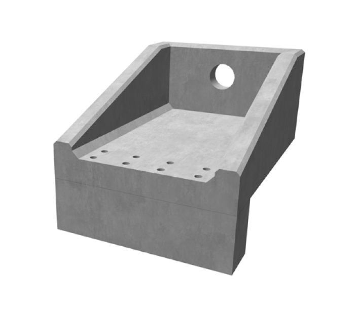 Images for RSFA12 rectangular precast concrete headwall