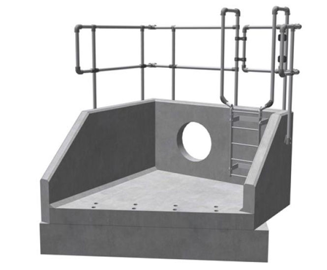 RSFA20 rectangular precast concrete headwall | Althon