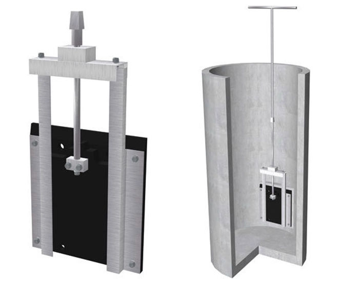 ASA manhole and hydrobrake penstock - 150mm | Althon