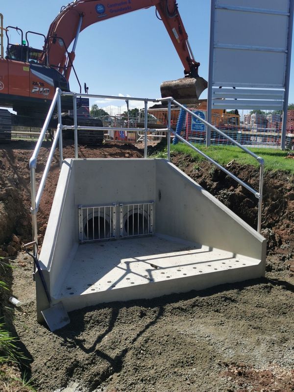 SFA headwalls and outfall safety grilles - Barratt Homes | Images