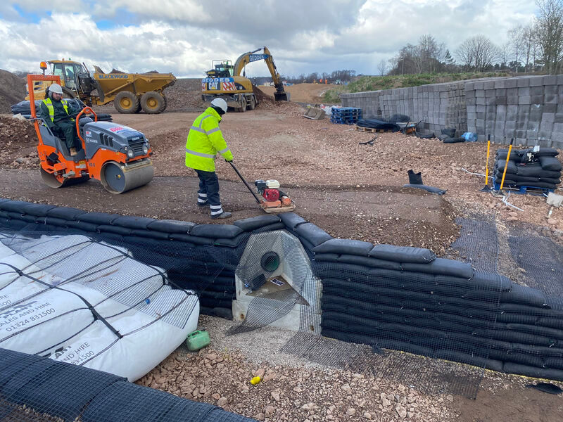 Precast concrete headwalls for flood prevention scheme | Images