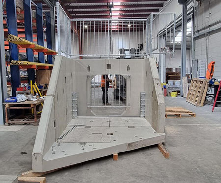 Bespoke angled rectangular headwall | Althon | ESI External Works