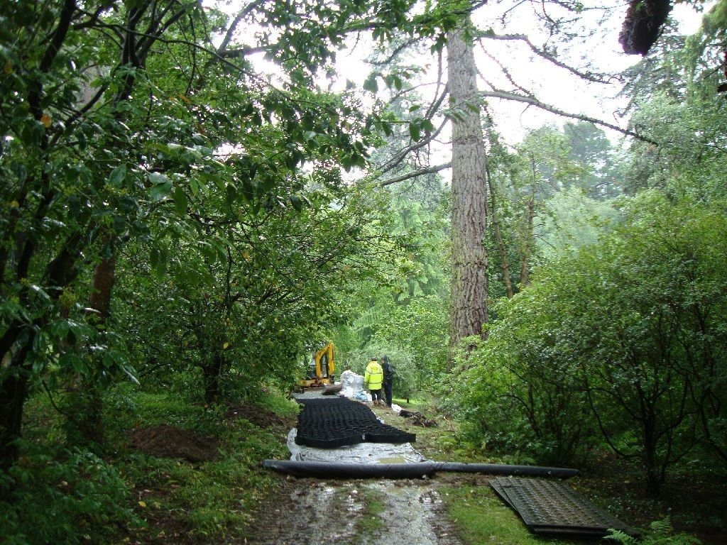 Images for Geoweb® Tree Root Protection - Case Study Bodnant Garden