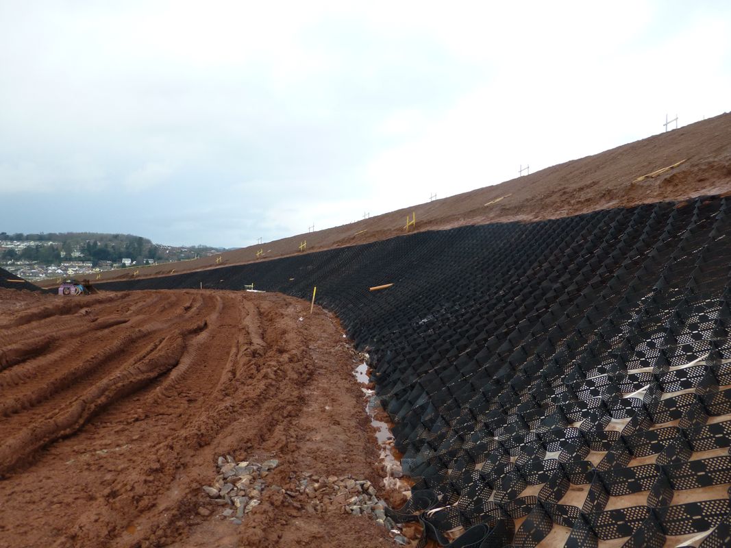 Images for Geoweb® Slope Protection - Case Study Crediton