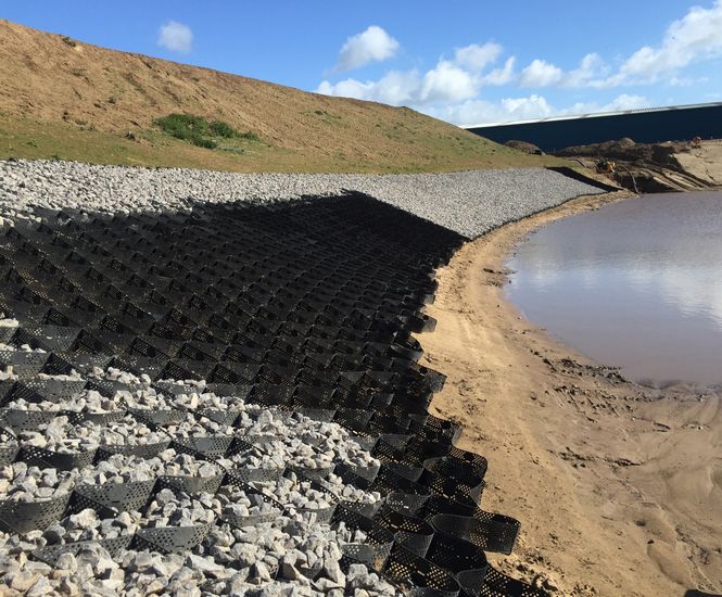 Geoweb® - geocell slope and channel protection system | Greenfix Soil ...