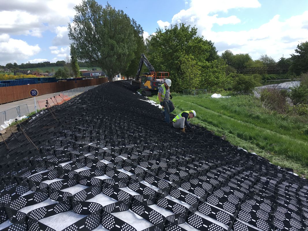 Images for Geoweb® geocell slope and channel protection system