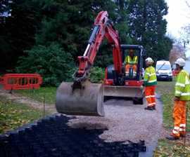 Geoweb® tree root protection system | Greenfix Soil Stabilisation ...