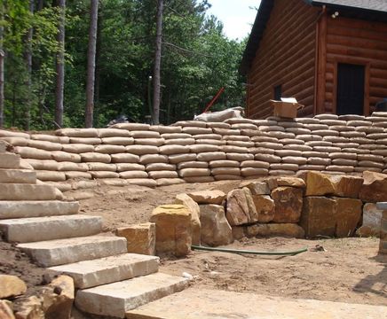 TensarTech GreenSlope System - steel mesh vegetated steep slope ...