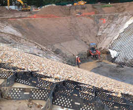 Geoweb® Geocell Slope and Channel Protection system | Greenfix Soil ...