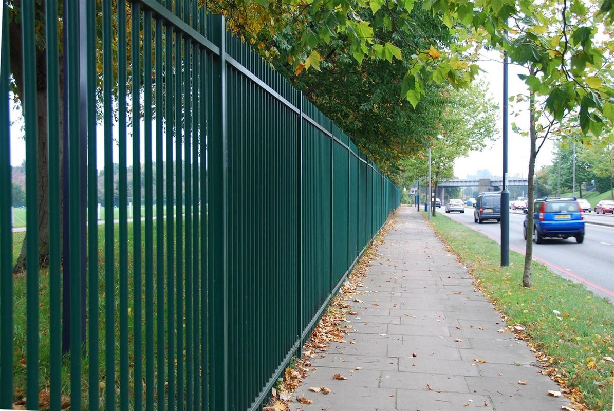 Images for Barbican Imperial® round pale vertical bar fencing
