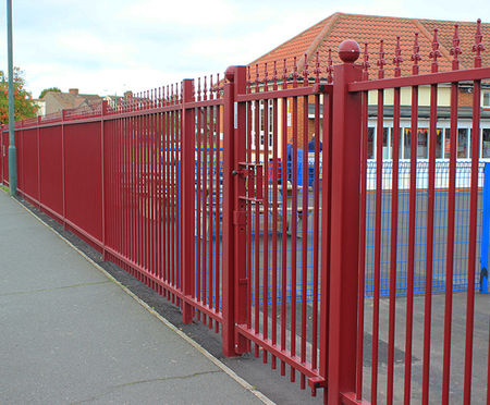 Barbican Imperial® fencing and gates for primary school | Jacksons ...