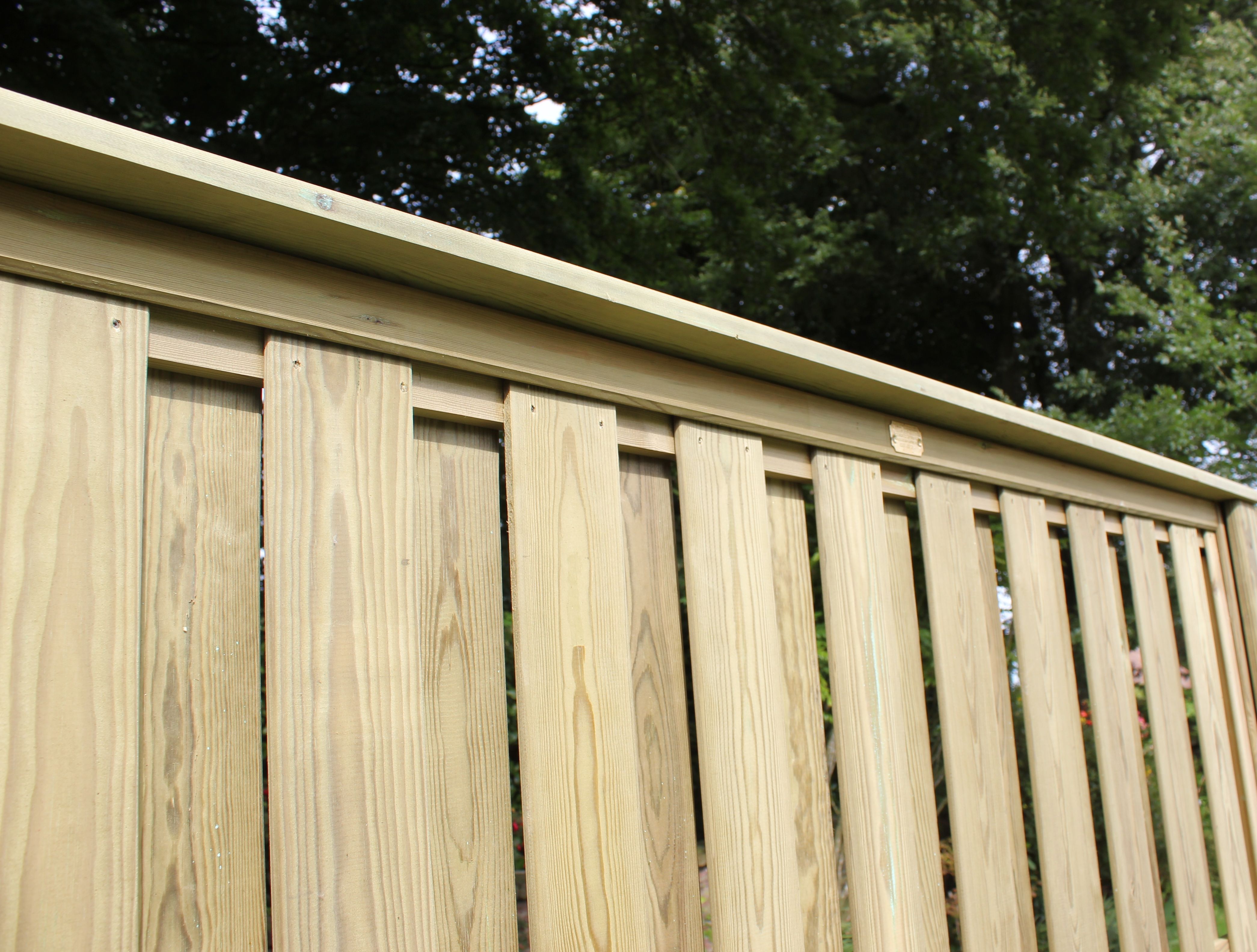 Hit and Miss vertical timber fencing | Jacksons Fencing | ESI External ...