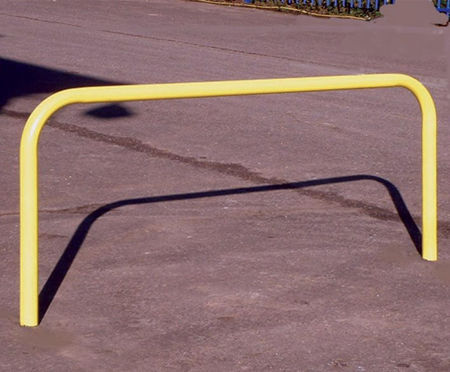 Hoop parking barrier / knee rail | Jacksons Fencing | ESI External Works