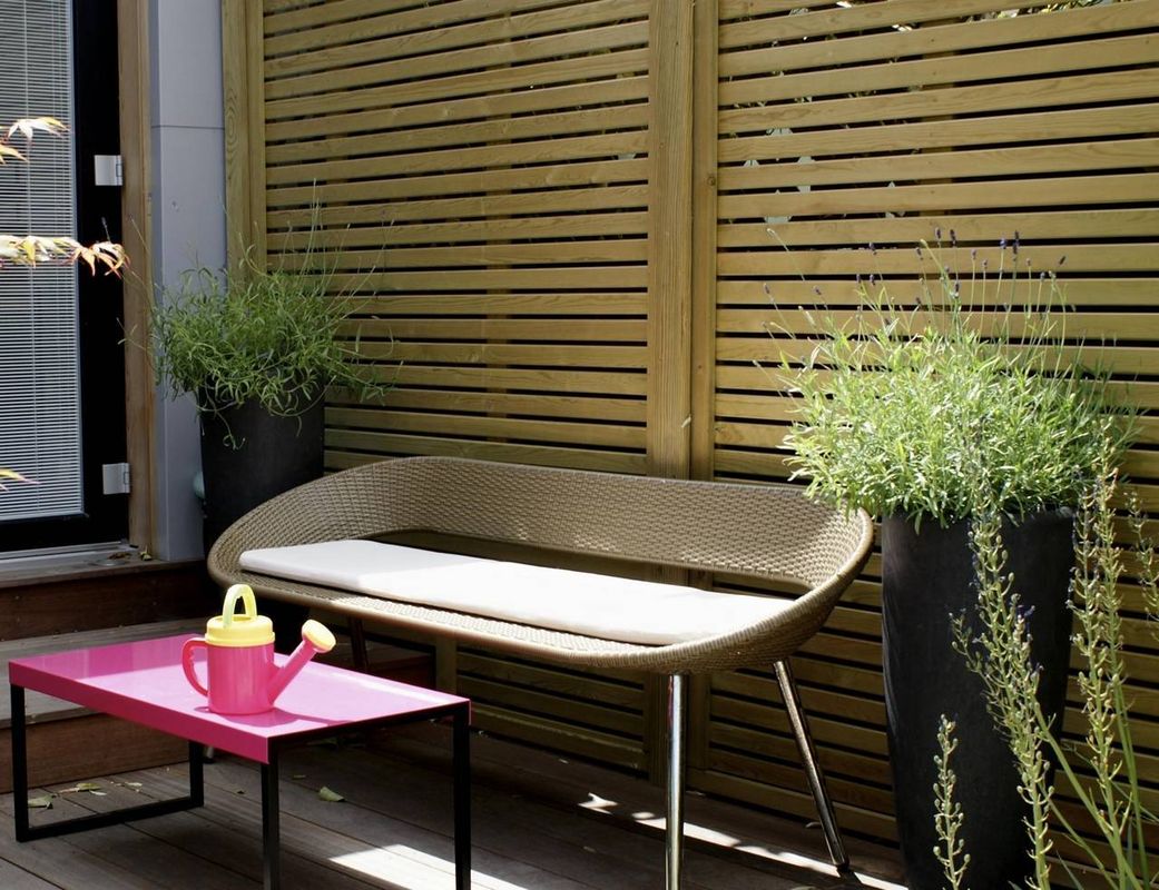 Images for Venetian timber fencing panels