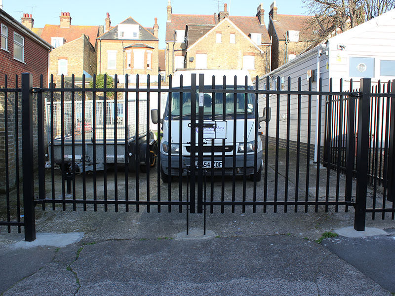 Images for Vertical bar perimeter fencing for Scout facility