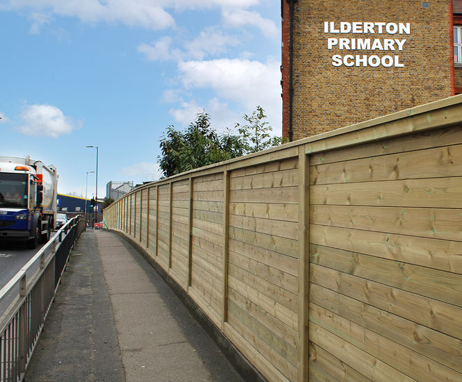 Jakoustic® Reflective acoustic fencing | Jacksons Fencing